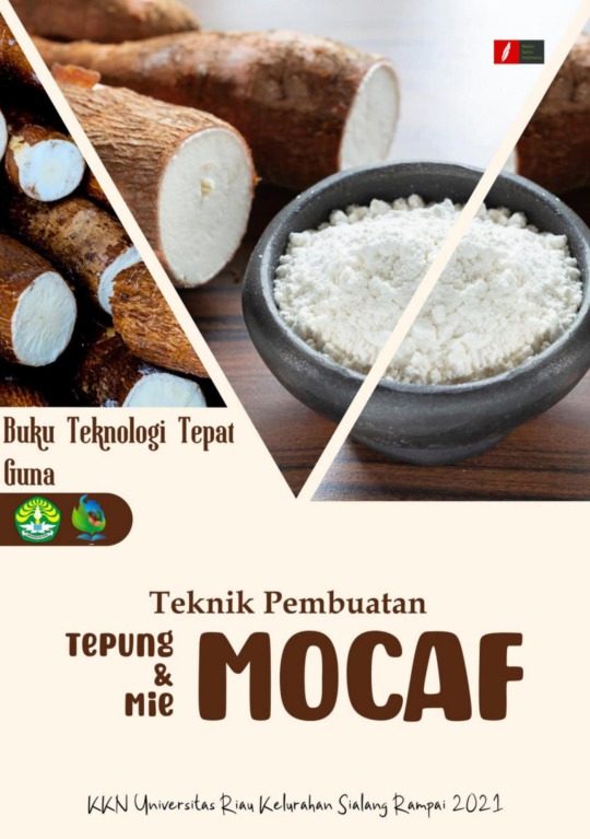 Buku Teknologi Tepat Guna: Teknik Pembuatan Tepung Mocaf dan Mie Mocaf - Media Sains Indonesia