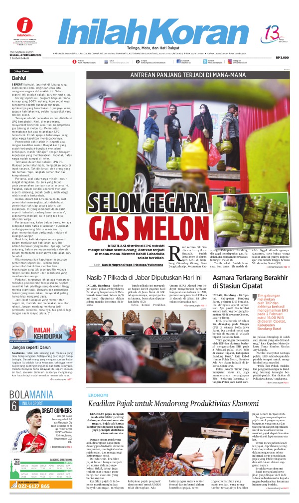 Koran Inilah Koran - Edisi 4 Februari 2025