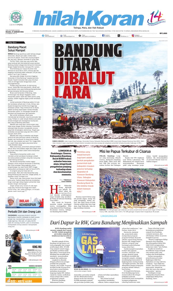 Koran Inilah Koran - Edisi 27 Januari 2026