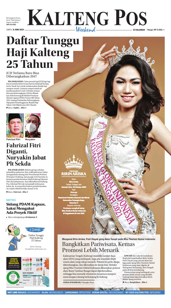Koran Kalteng Pos - Edisi 5 Juni 2021