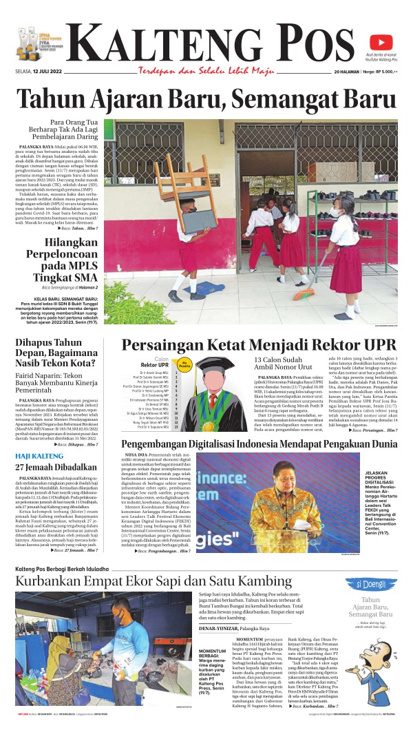 Komitmen Mempercepat Penurunan Stunting Edisi 12 Juli 2022 Kalteng Pos