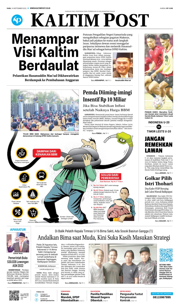 Mengasah Budi Pekerti Siswa dengan Matematika, Edisi 14 September 2022 ...