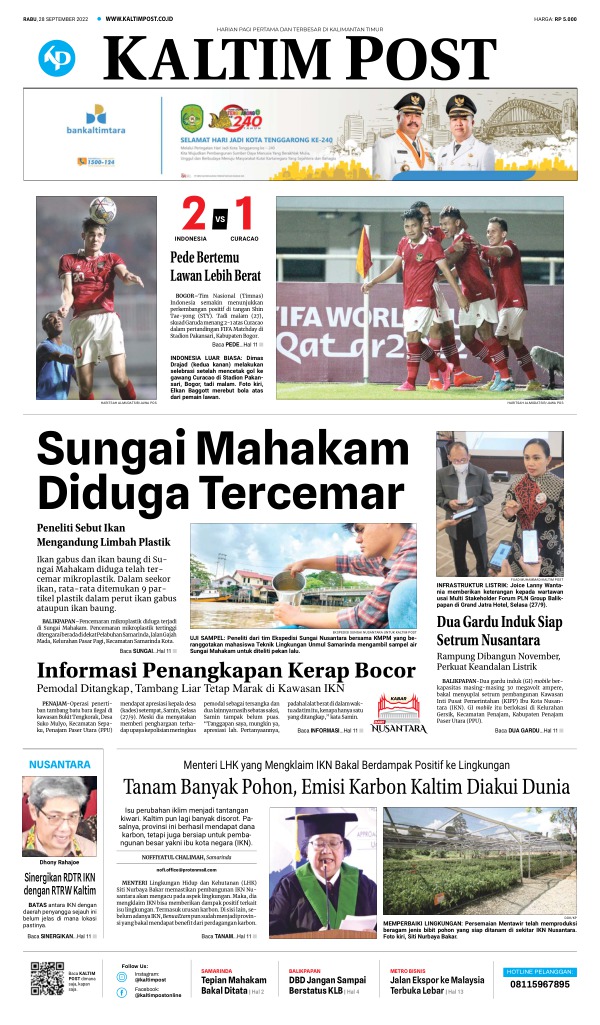 Tanam Banyak Pohon, Emisi Karbon Kaltim Diakui Dunia, Edisi 28 ...