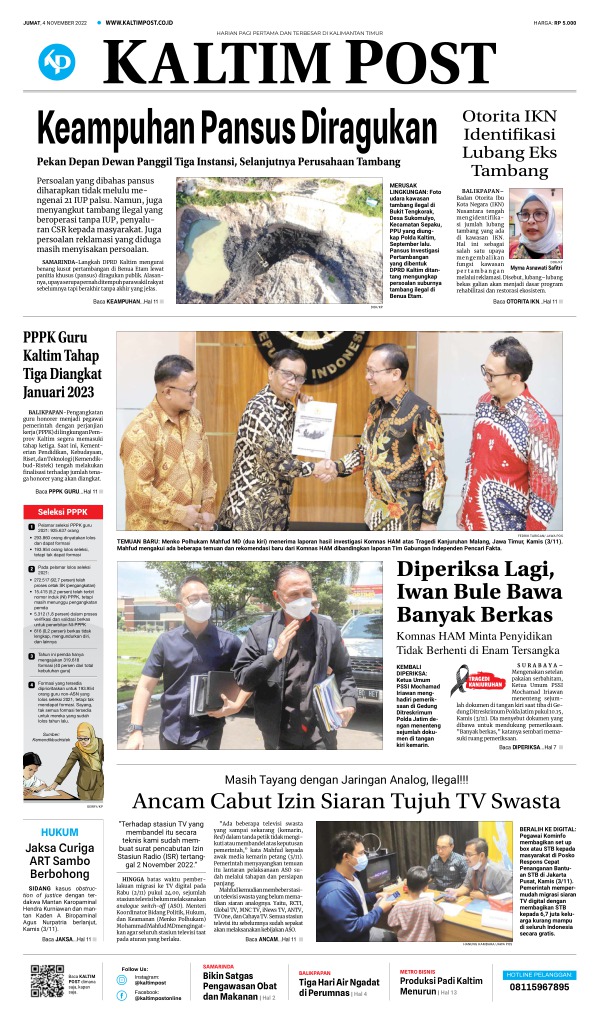 Latihan Wawancara dan Intip Percetakan Koran, Edisi 4 November 2022 ...