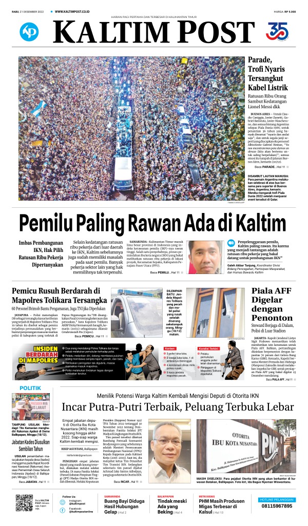 New Honda PCX160 Tawarkan Warna Baru, Edisi 21 Desember 2022 - Kaltim Post