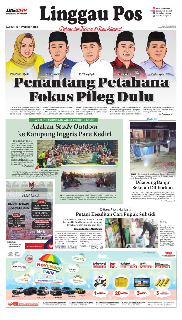 Koran Linggau Pos - Edisi 12 November 2022