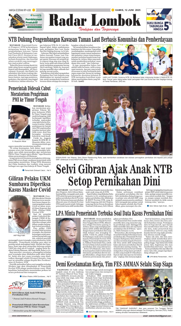 Koran Radar Lombok - Edisi 12 Juni 2025
