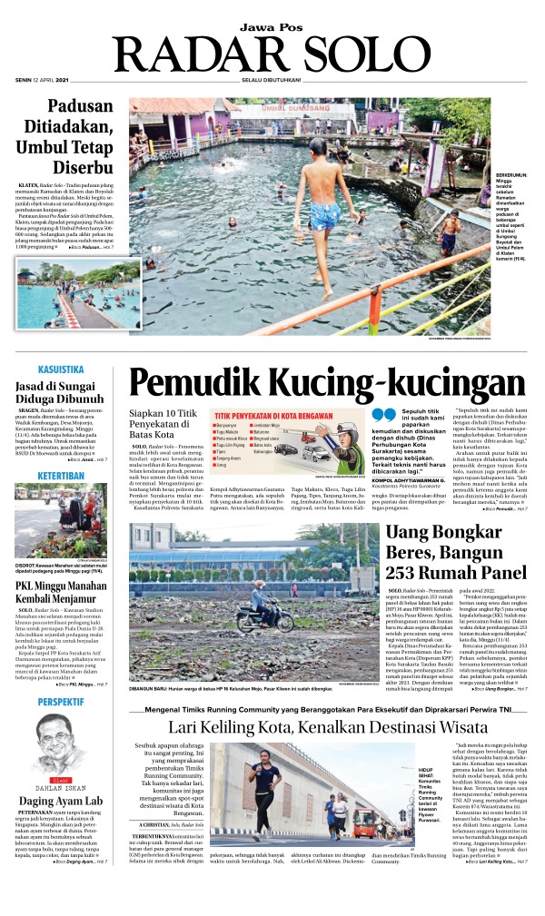 Koran Radar Solo - Edisi 12 April 2021