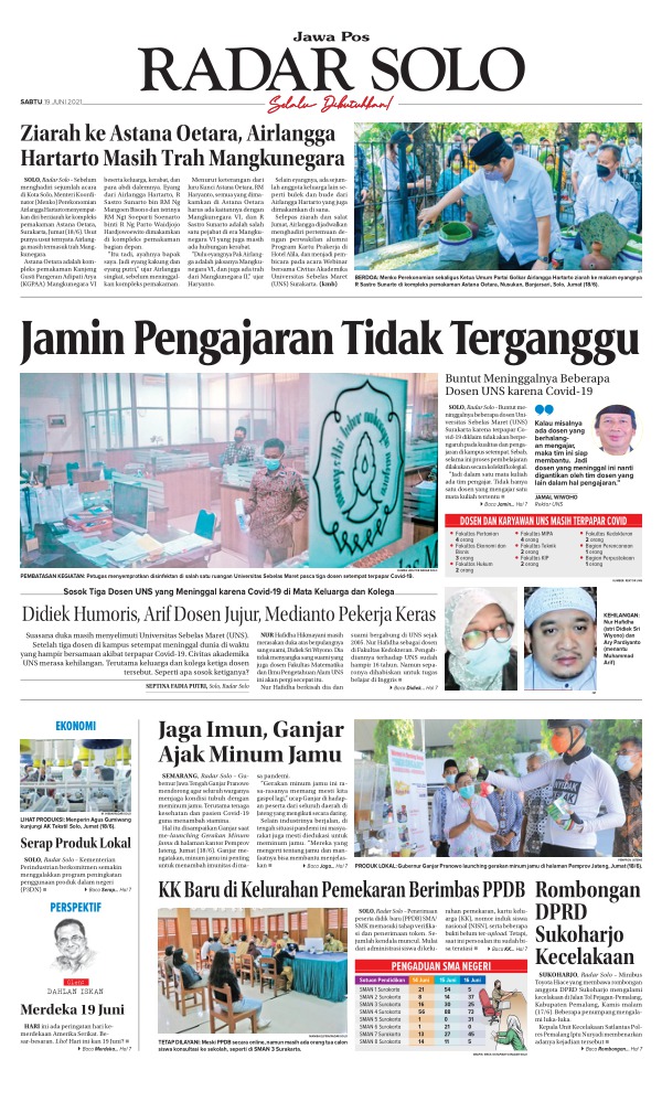Koran Radar Solo - Edisi 19 Juni 2021