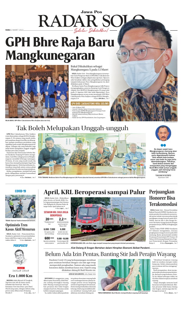 Koran Radar Solo - Edisi 2 Maret 2022