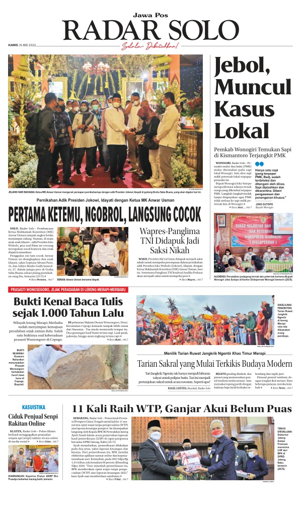 Koran Radar Solo - Edisi 26 Mei 2022