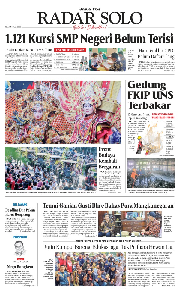 Koran Radar Solo - Edisi 8 Juli 2022