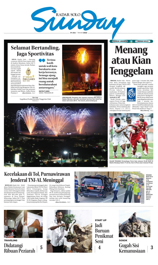 Koran Radar Solo - Edisi 31 Juli 2022