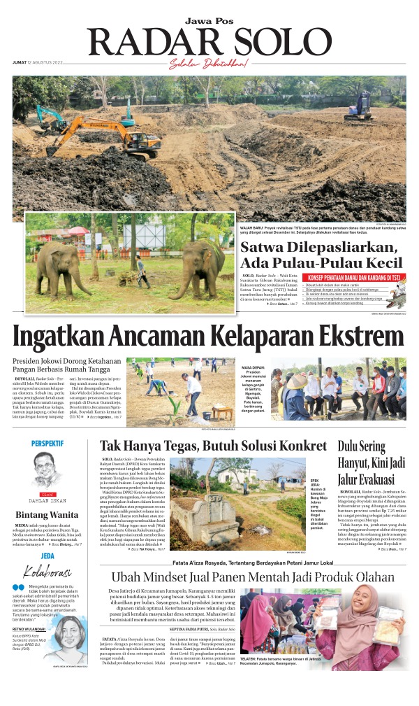 Koran Radar Solo - Edisi 12 Agustus 2022