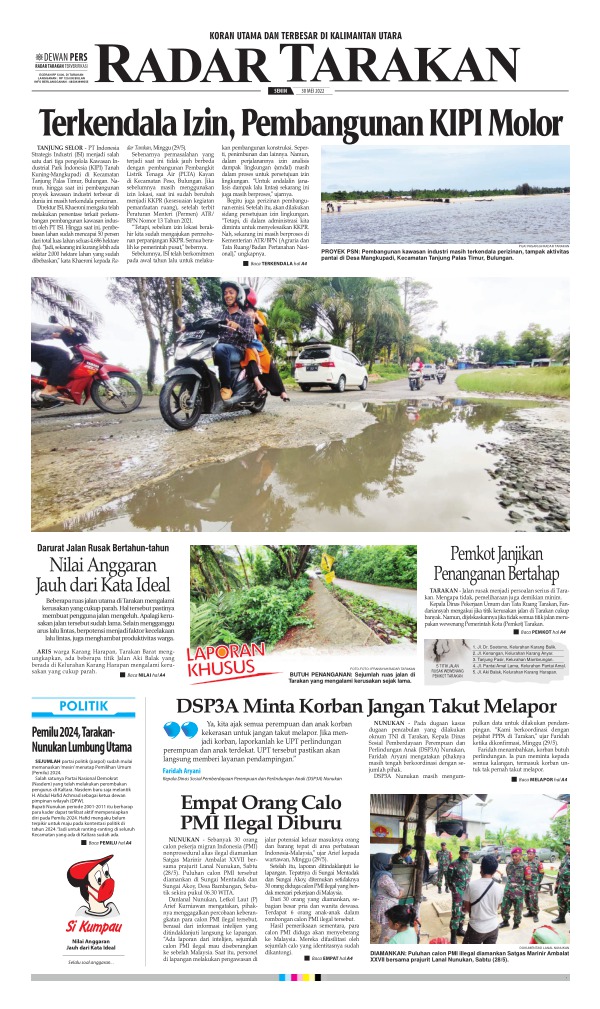 Koran Radar Tarakan - Edisi 30 Mei 2022