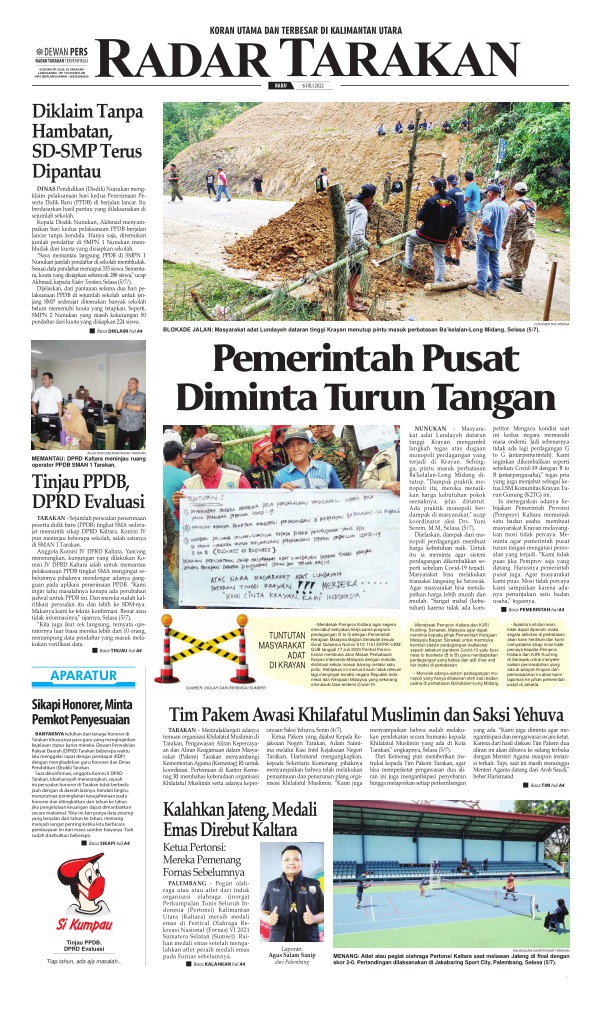 Koran Radar Tarakan - Edisi 6 Juli 2022