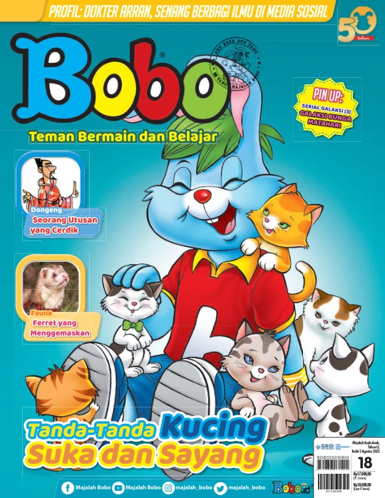 Majalah Bobo Edisi 18, 3 Agustus 2023