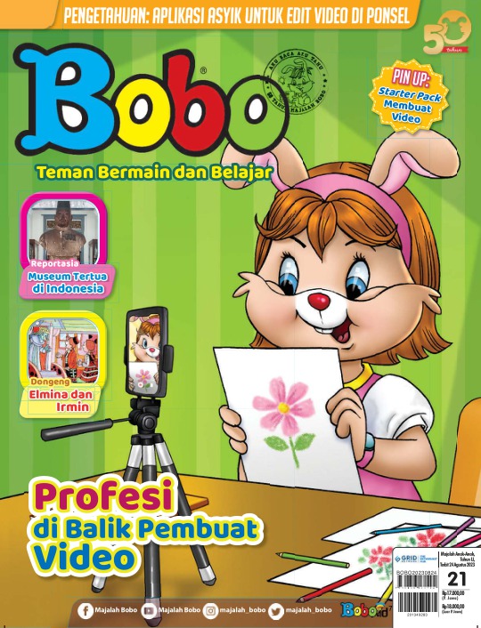 Majalah Bobo Edisi 21, 24 Agustus 2023