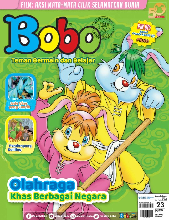 Majalah Bobo Edisi 23, 7 September 2023