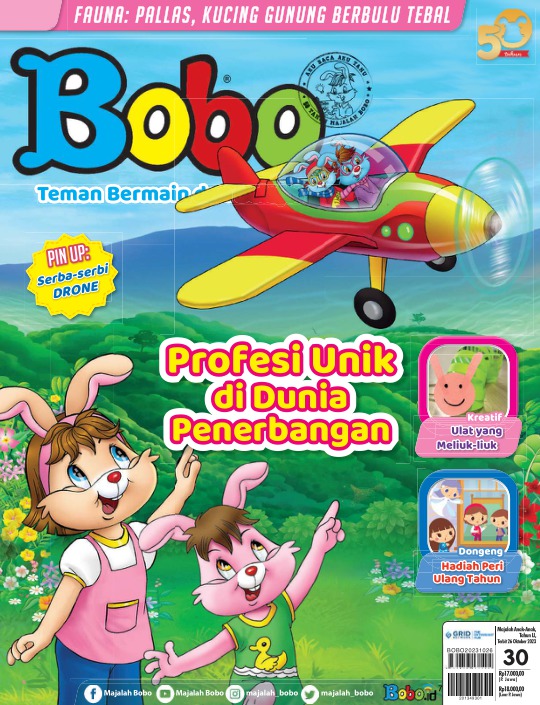 Majalah Bobo Edisi 30, 26 Oktober 2023