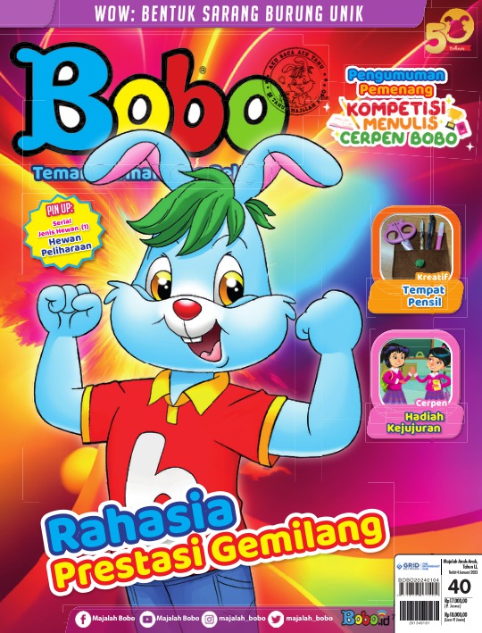 Majalah Bobo Edisi 40, 4 Januari 2024