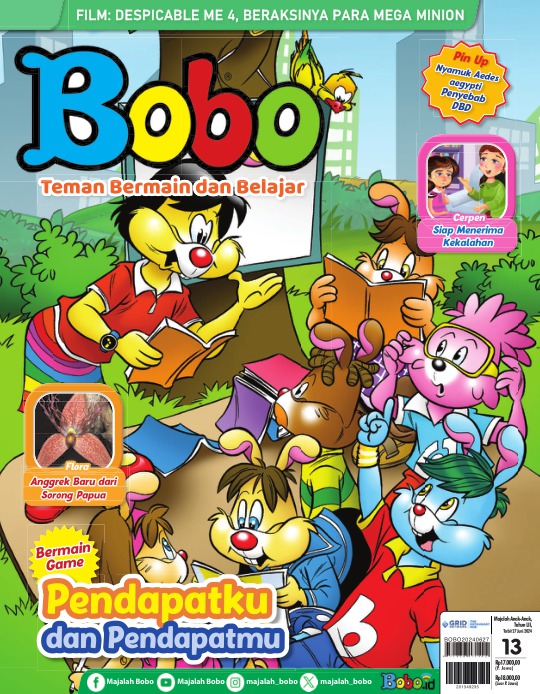 Majalah Bobo Edisi 13, 27 Juni 2024