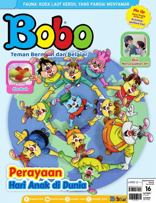 Majalah Bobo Edisi 16, 18 Juli 2024