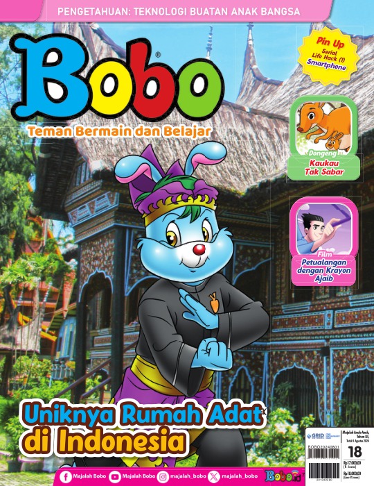 Majalah Bobo Edisi 18, 1 Agustus 2024