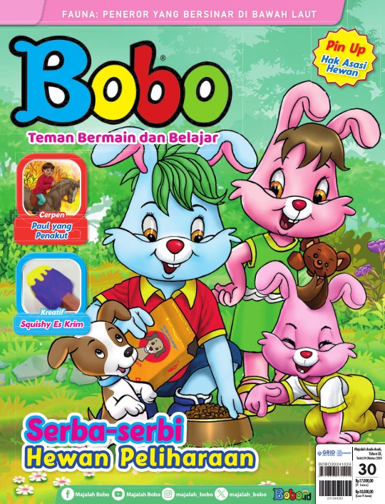 Majalah Bobo Edisi 30, 24 Oktober 2024