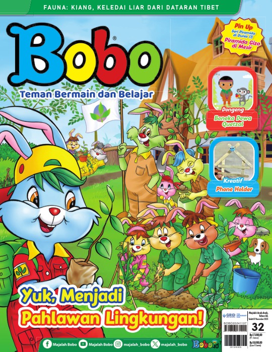 Majalah Bobo Edisi 32, 7 November 2024