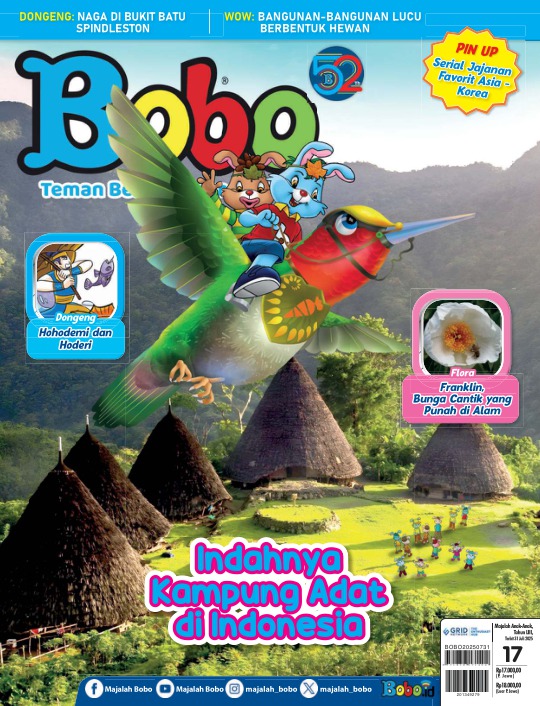 Majalah Bobo Edisi 17, 31 Juli 2025