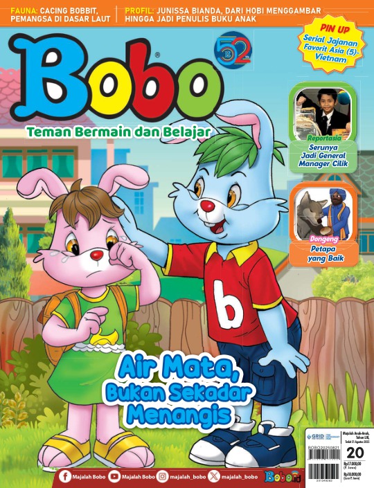 Majalah Bobo Edisi 20, 21 Agustus 2025