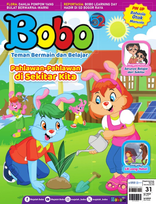 Majalah Bobo Edisi 31, 6 November 2025