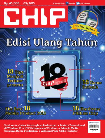 Majalah CHIP Edisi 9/2015, 1 September 2015