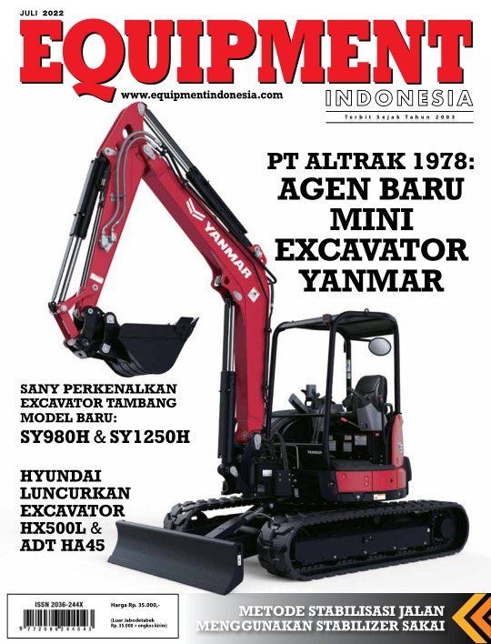 SDLG luncurkan dua model excavator baru, E6201F dan E6550F, Edisi Juli 2022 - Equipment Indonesia