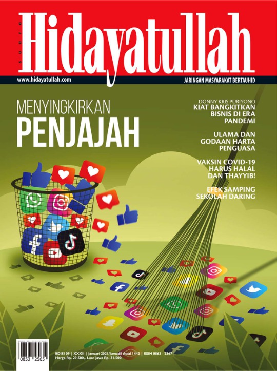 Majalah Hidayatullah Edisi 09/XXXII, 1 Januari 2021