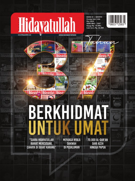 Majalah Hidayatullah Edisi 01/XXXVII, 1 Mei 2025