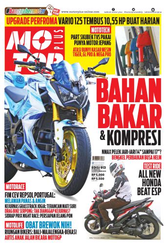 Tabloid Motor Plus Edisi 913, 31 Agustus 2016