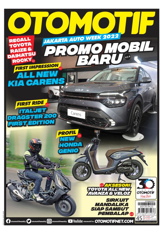 Tabloid OTOMOTIF Edisi 45-XXXI, 17 Maret 2022