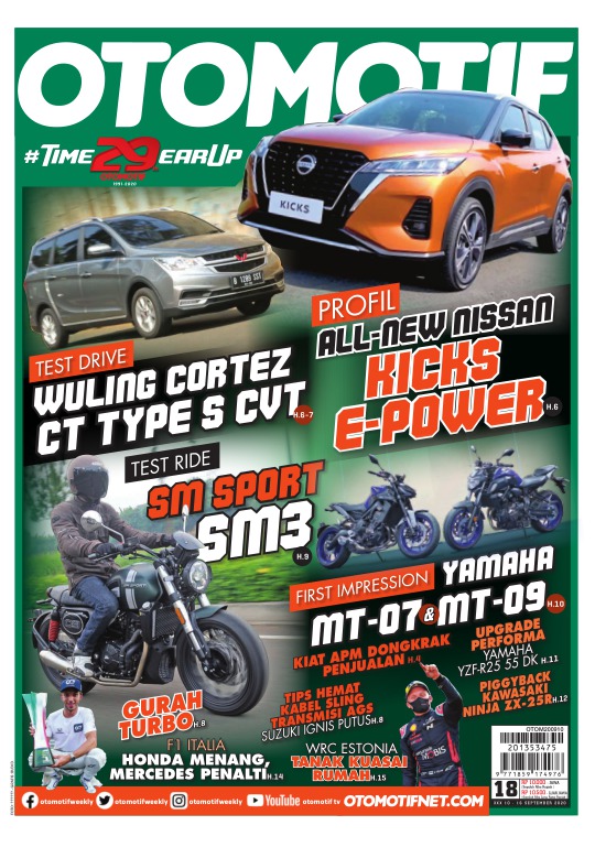 Tabloid OTOMOTIF Edisi 18-XXX, 10 September 2020