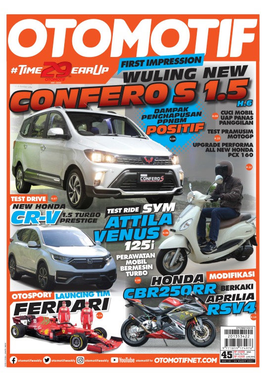 Tabloid OTOMOTIF Edisi 45-XXX, 18 Maret 2021