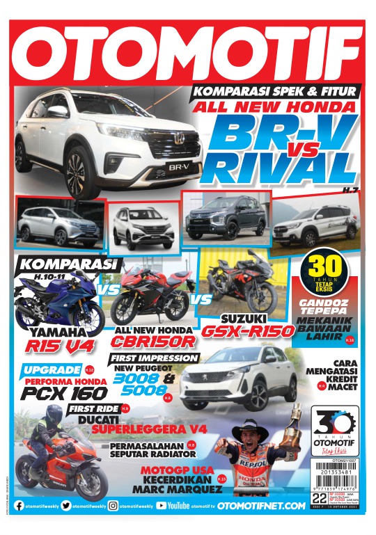 Tabloid OTOMOTIF Edisi 22-XXXI, 7 Oktober 2021