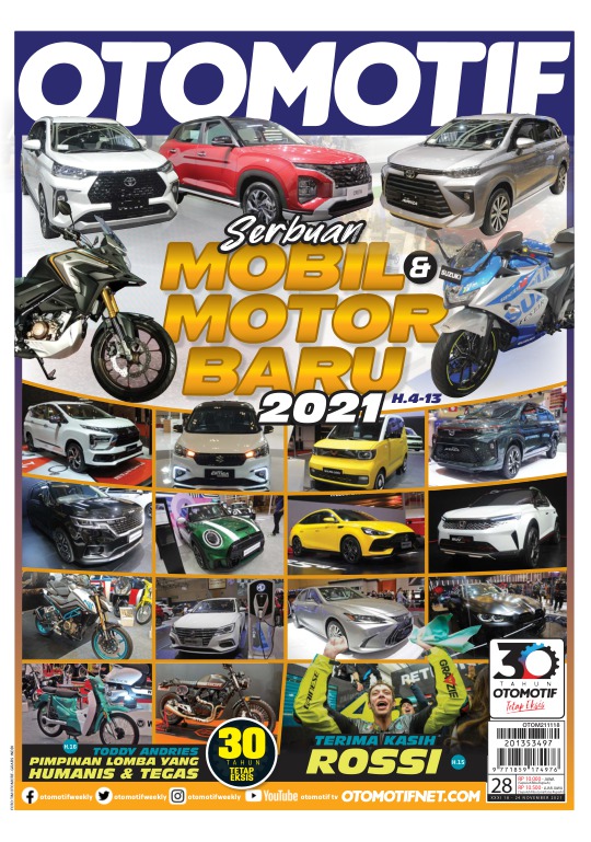 Tabloid OTOMOTIF Edisi 28-XXXI, 18 November 2021