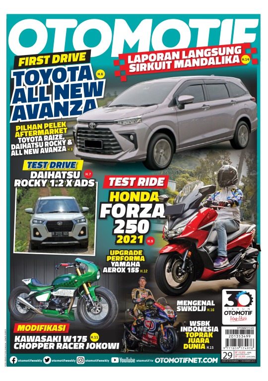 Tabloid OTOMOTIF Edisi 29-XXXI, 25 November 2021