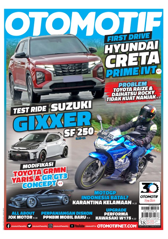 Tabloid OTOMOTIF Edisi 38-XXXI, 27 Januari 2022