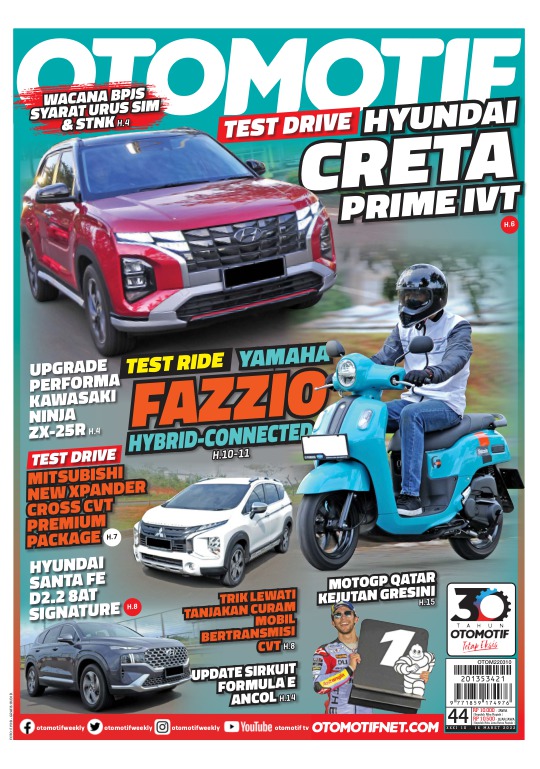 Tabloid OTOMOTIF Edisi 44-XXXI, 10 Maret 2022