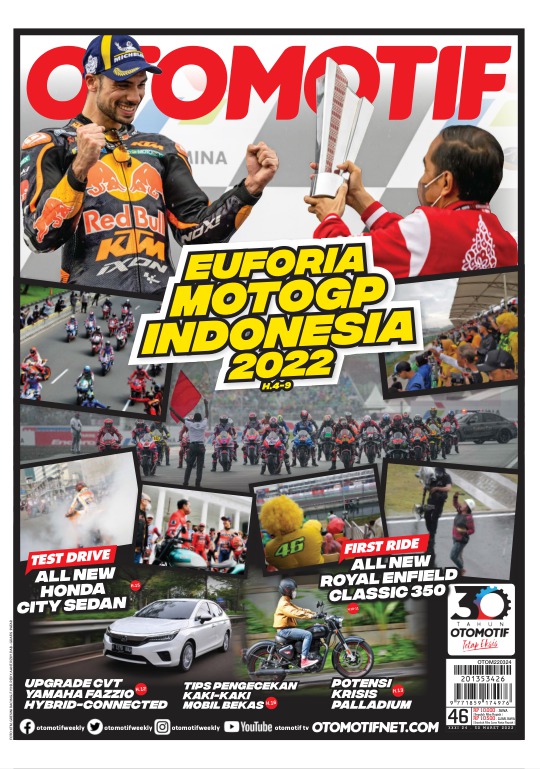 Tabloid OTOMOTIF Edisi 46-XXXI, 24 Maret 2022