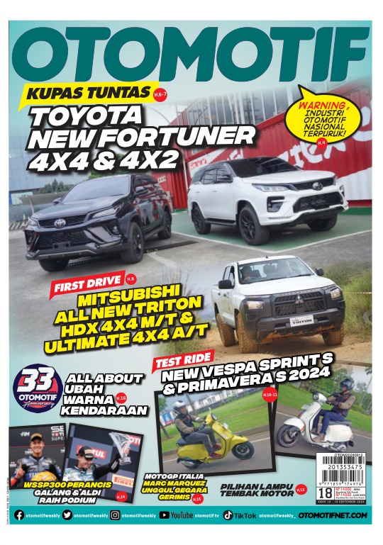 Tabloid OTOMOTIF Edisi 18-XXXIV, 12 September 2024