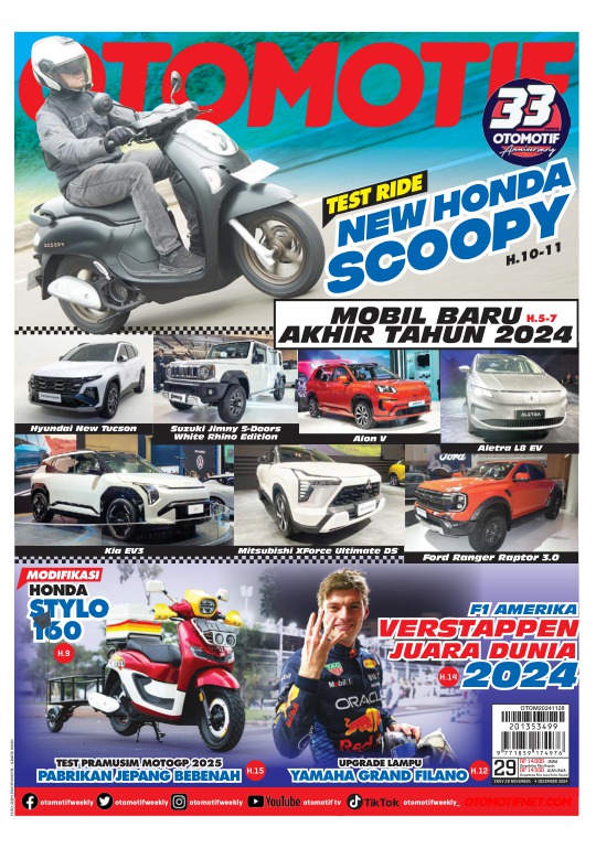 Tabloid OTOMOTIF Edisi 29-XXXIV, 28 November 2024