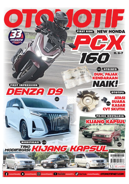 Tabloid OTOMOTIF Edisi 31-XXXIV, 12 Desember 2024